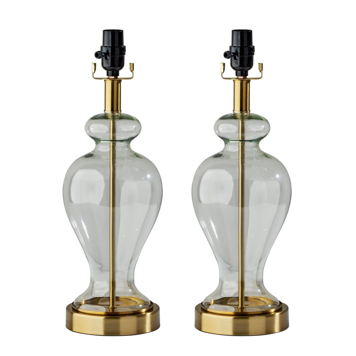 Brass Glass Lamp Bases(Set of 2) – Overstock