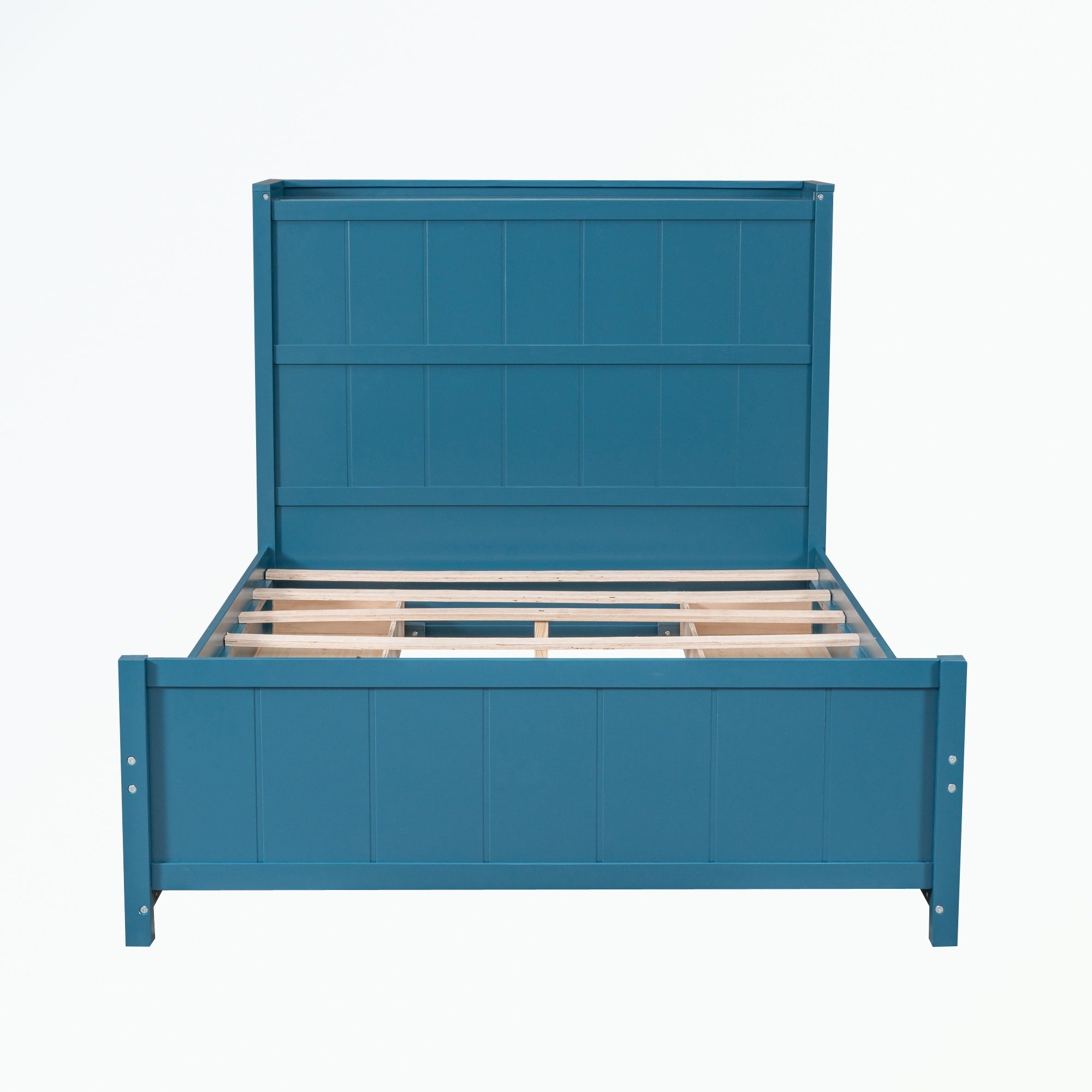 Full Size Platform Bed with Drawers and Storage Shelves – Overstock