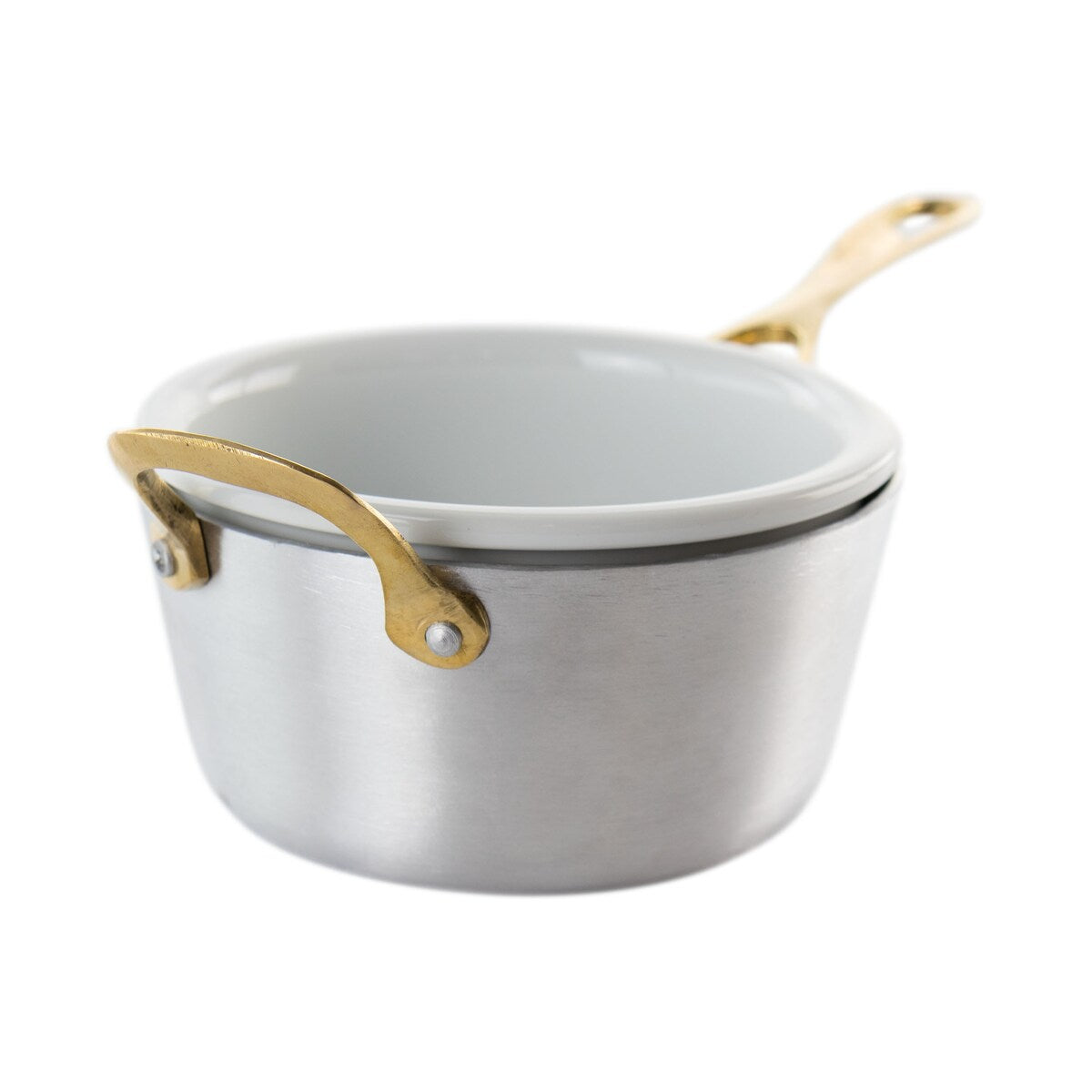 Gibson Home Noble Taste 4.1 Inch Mini Aluminum Sauce Pan with Ceramic ...