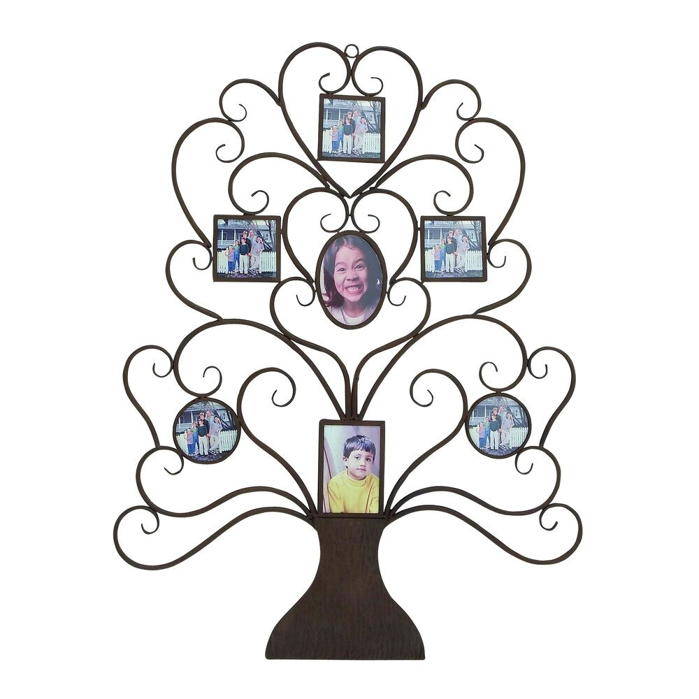 Metal Wall Tree Shaped Photo Frame – Overstock
