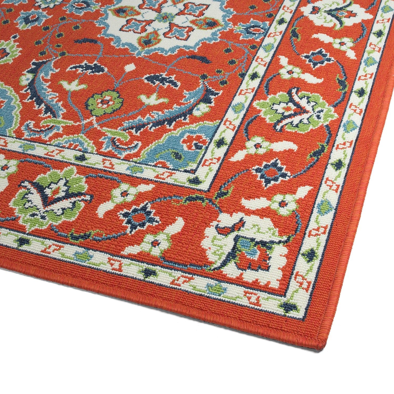 Sunice Traditional Oriental Floral Pattern Indoor/ Outdoor Area Rug ...