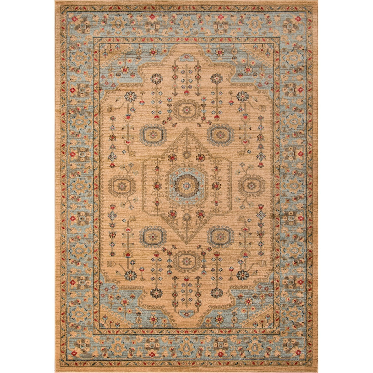 Skyline Decor Beige Ghazni Rugs in Rectangle Shape - 4' X 6' – Overstock